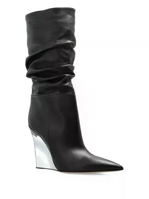 Dsquared2 Ruched Pointed Toe Boots