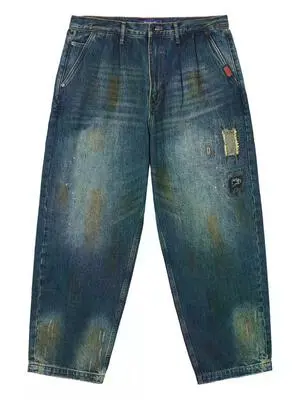 AFTERMATHS Patchwork Straight Jeans