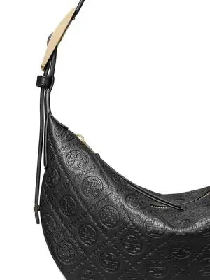 Tory Burch T Monogram Balloon Small Shoulder Bag - Black