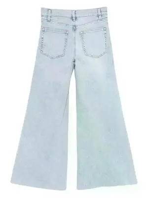 FRAME Five-pocket Wide Leg Jeans