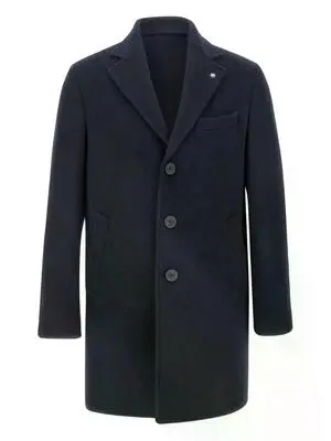 Manuel Ritz Single Breasted Coats For Men