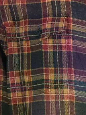 Saint Laurent Cassandre Checks Pocket Shirt