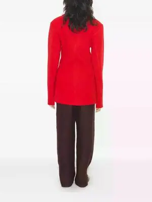 Tory Burch Half-zip Wool Polo Shirt