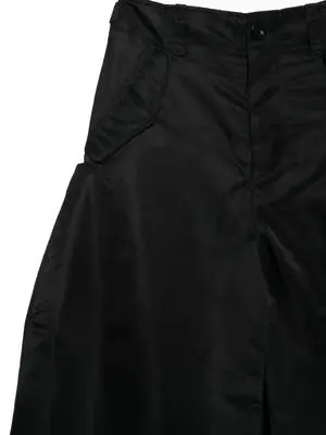 Sacai Buckle-detail Wide-leg Trousers
