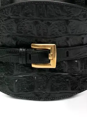 Balmain Croc-effect Shoulder Bag