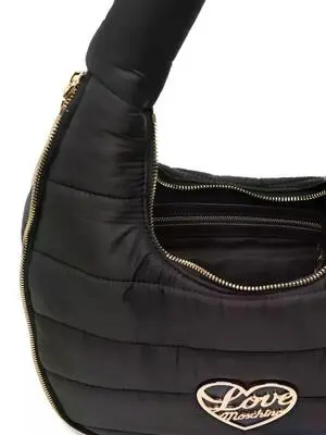 Moschino Quilted Tote Bag With Heart Plaque