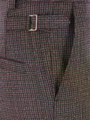NAMACHEKO Attila Houndstooth Trousers - Grey
