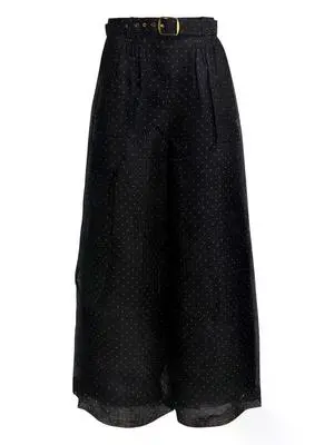 Zimmermann Black Wash Pants For Women