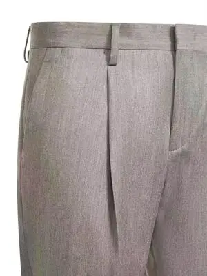 D4.0 Pleated Turn-up Trousers