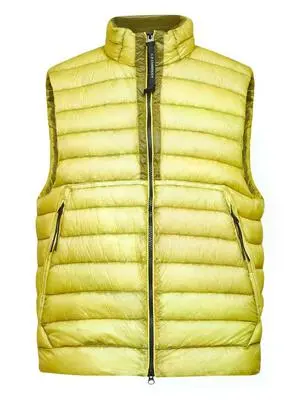 C.P. COMPANY D.d. Zipped-sleeveless Gilet Yellow