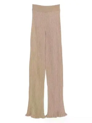 LISA YANG Ribbed Flared Trousers