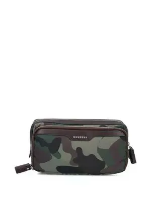 ANYA HINDMARCH Camouflage-print Makeup Bag - Green