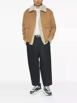 Maison Kitsuné Shearling-collar Pocket Jacket