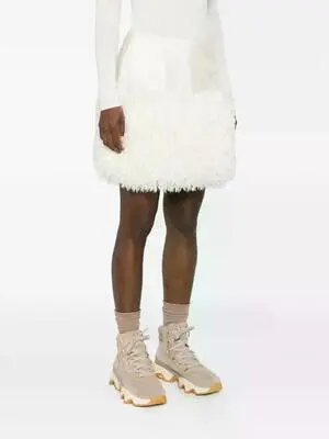 Moncler Fluffy Trim Skirt