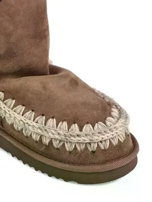 Mou Crochet-trim Boots