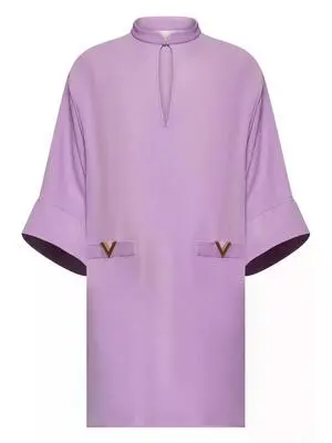 Valentino Garavani Cady Couture Dress - Purple