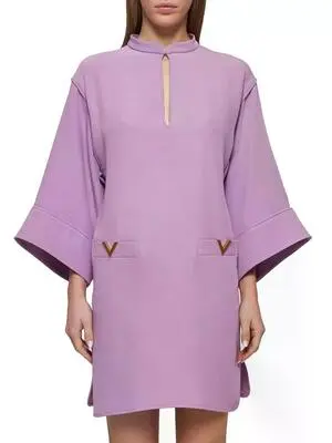 Valentino Garavani Cady Couture Dress - Purple