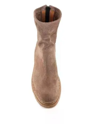 ALBERTO FASCIANI Gill Zip Suede Boots