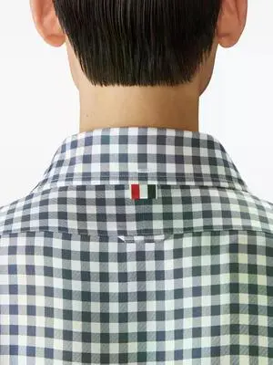 Thom Browne Gingham-check Silk Shirt