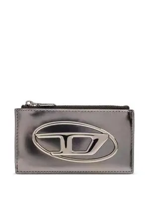 DIESEL® 1dr Card Holder - Silver