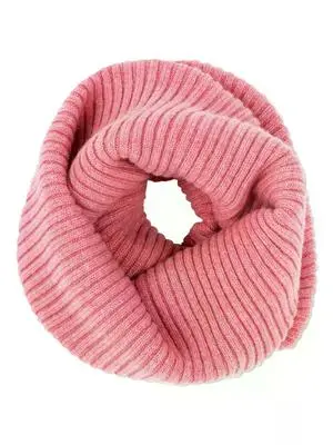 Eric Bompard Ribbed Scarf - Pink