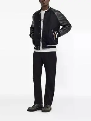 Roberto Cavalli Contrast-panel Bomber Jacket