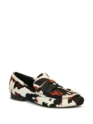 BIBI LOU Patterned Strap Loafers
