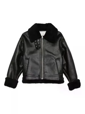 DUNST Faux-fur Collar Jacket
