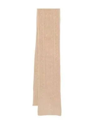 Polo Ralph Lauren Cable-knit Scarf - Neutrals
