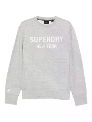 Superdry Logo Lettering Sweatshirt - Grey