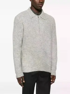 Nn07 Alfie Zip-neck Polo Shirt