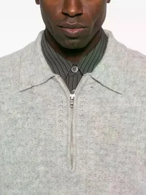 Nn07 Alfie Zip-neck Polo Shirt