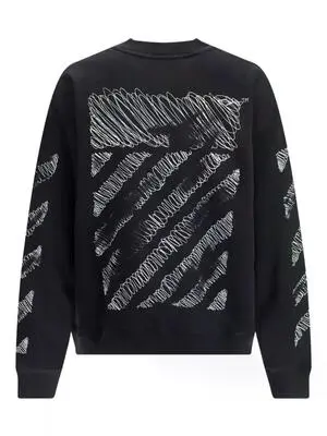 Off-White Scribble Diag Crew-neck Sweater