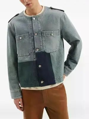 1989 STUDIO Buttoned Patchwork Jacket