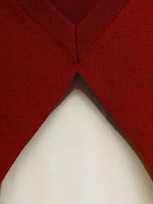 DURAN LANTINK V-neck Panelled Sweater