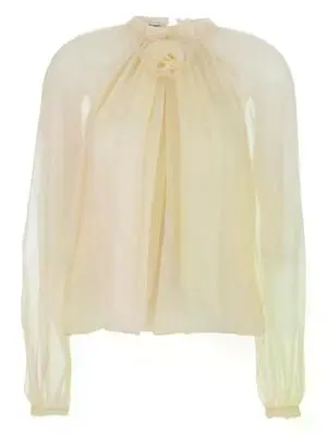 Alberta Ferretti Straight Hem Blouses
