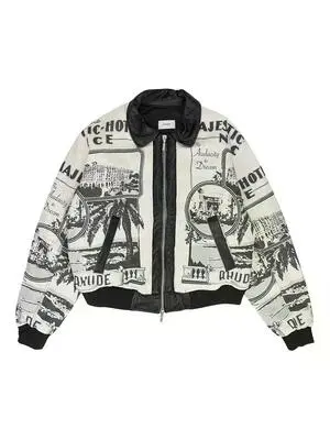 Rhude Printed Voyage Bomber Jacket