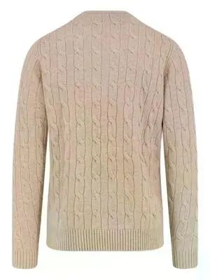 MC2 SAINT BARTH Cable-knit Wool Sweater - Neutrals