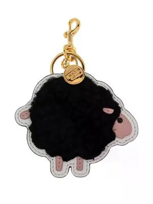 Moschino Sheep Charm Keyring - Black
