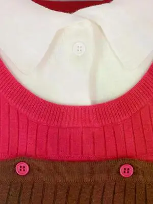 ZOMER Logo-patch Ribbed-knit Polo Top