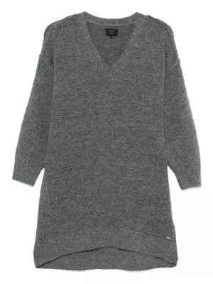 Superdry V-neck Dress - Grey