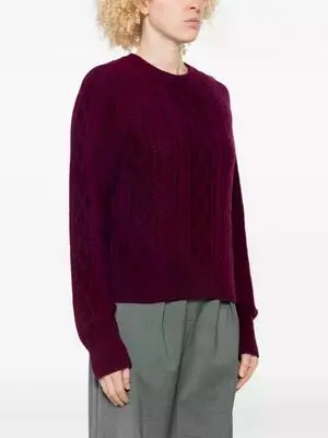 Eric Bompard Cable-knit Crew-neck Sweater