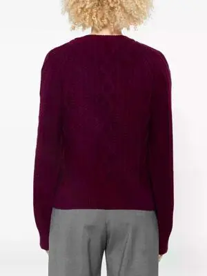 Eric Bompard Cable-knit Crew-neck Sweater