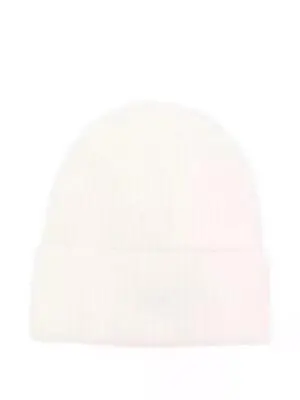MC2 SAINT BARTH Ribbed Alpaca-wool Beanie - White
