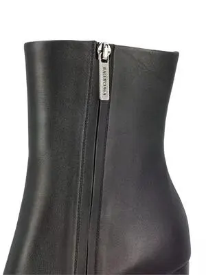 Balenciaga 80mm Fargo Leather Ankle Boots