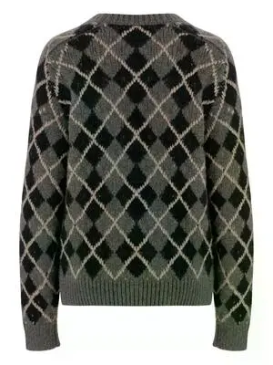 Khaite Geometric Pattern Sweater