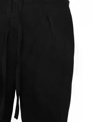 HAMZA Drawstring Pleated Trousers