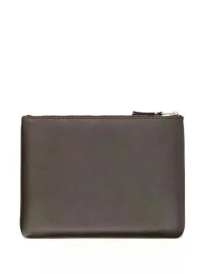 Comme Des Garçons Zip Clutch - Brown