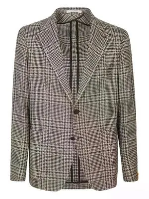 Tagliatore Checked Single-breasted Jacket