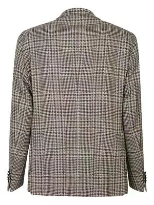 Tagliatore Checked Single-breasted Jacket